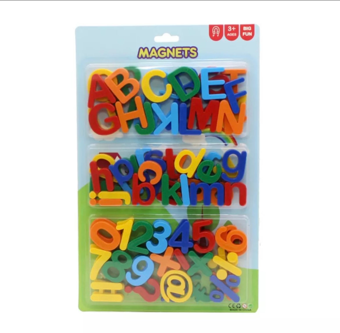 Magnetic Numbers / Letters plastic manipulatives math sensory play ...