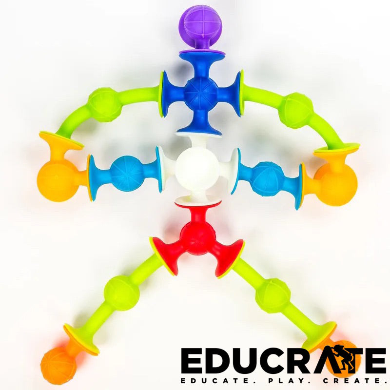 Build And Pop fidget suction SQUIGZ fun little sucker imagination cons ...