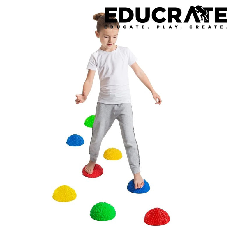Balancing Stepping Pod / Sensory Stone Durian Massage Ball tactile the ...
