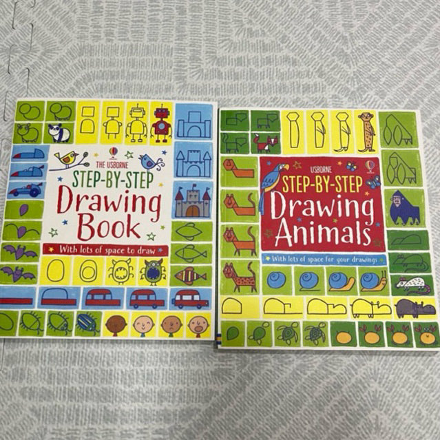 Usborne Step by Step Drawing Book – Wear Love Babies - EducratePH