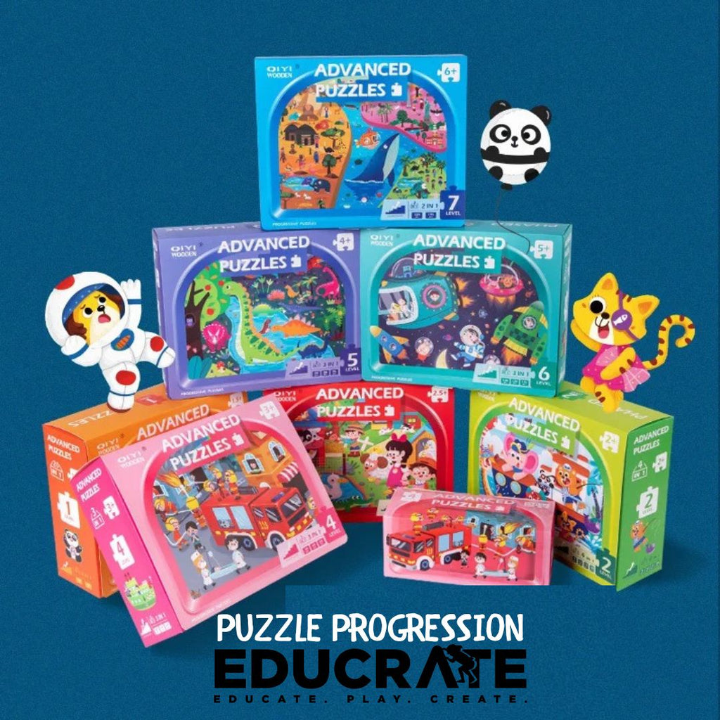 Jigsaw Leveled Puzzle / Puzzle Progression / Advanced Puzzle / Motor S ...