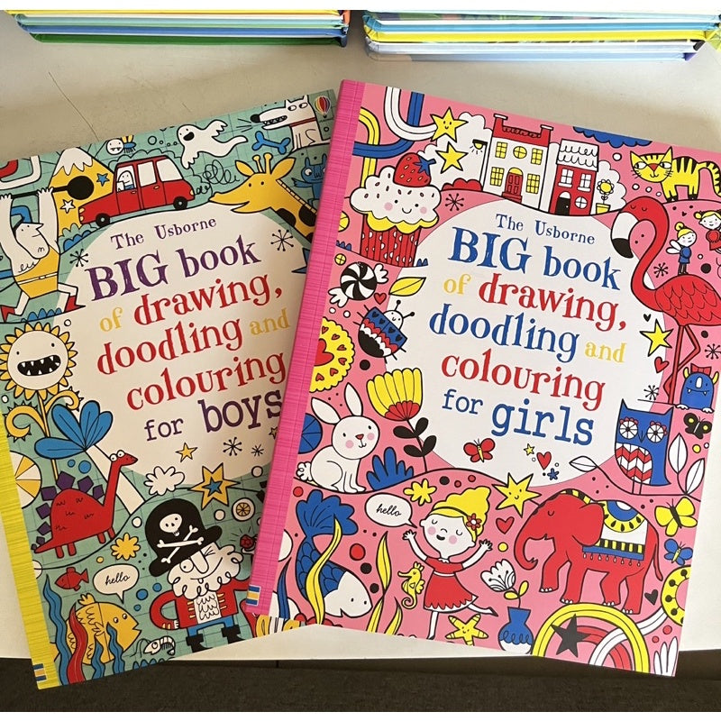 usborne big book of doddling for girls and boy – Wear Love Babies ...